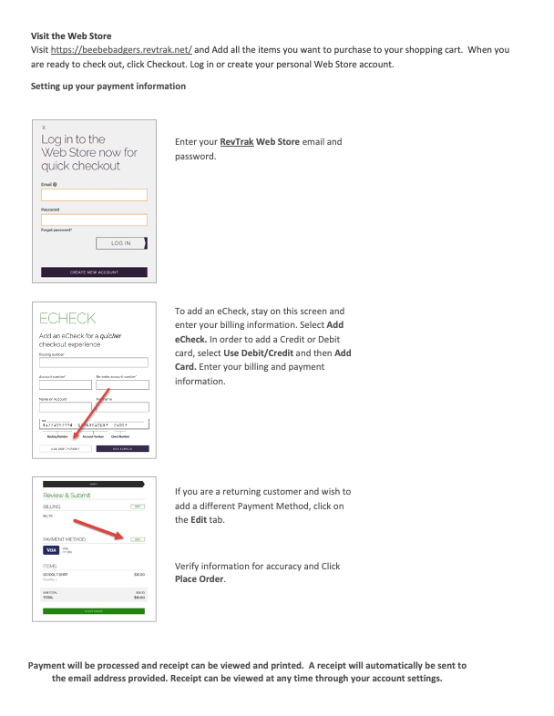 Beebe High School Now Accepting RevTrak Payments | Beebe School District